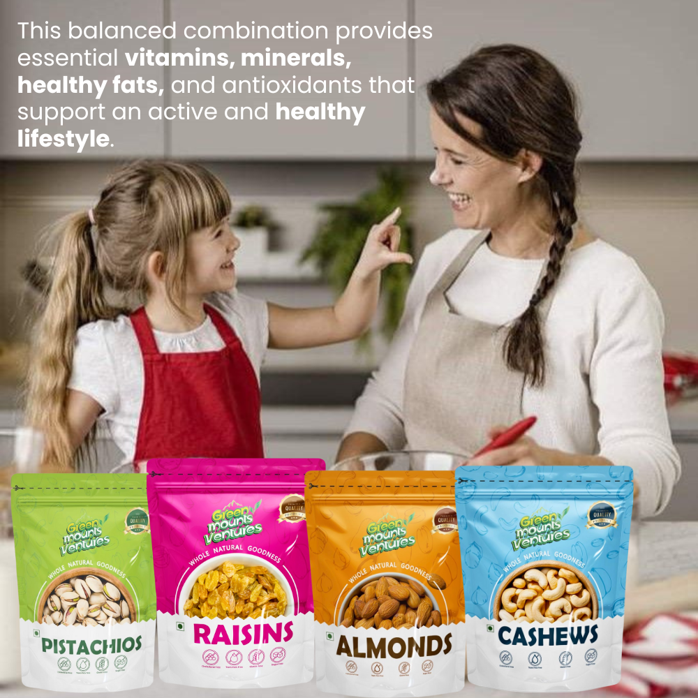 Christmas Mega Sale Dry Fruits Combo (250g Each) | Cashews Pistachios ...